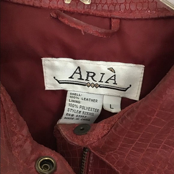 Aria | Jackets & Coats | Aria Leather Jacket | Poshmark